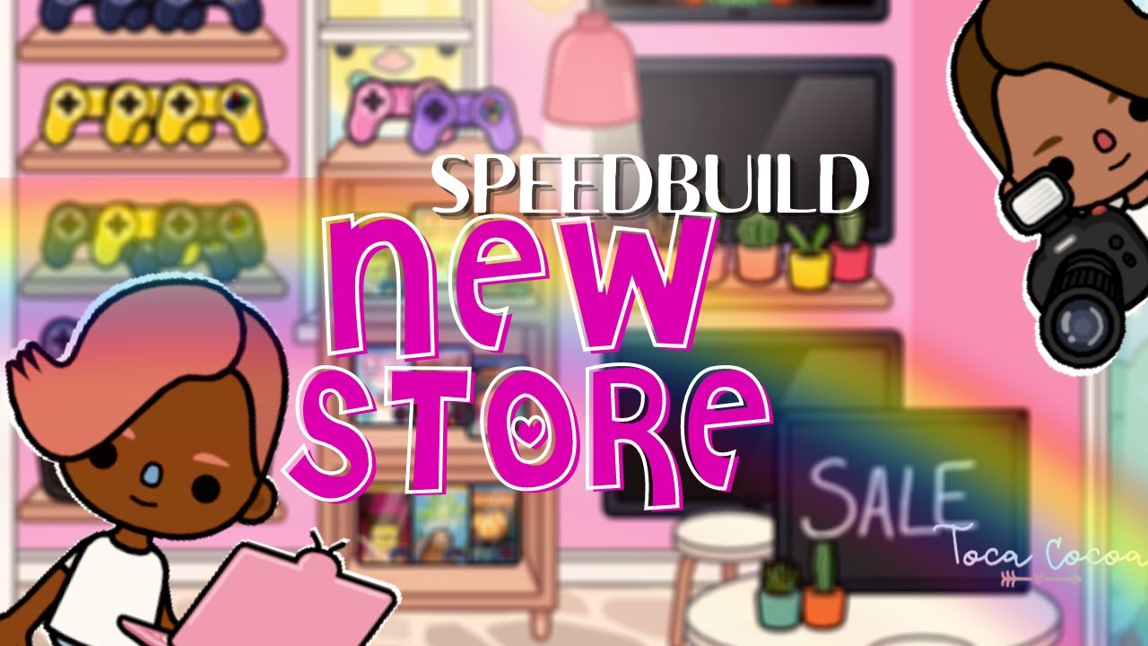 NEW Toca Boca Store Makeover | Toca Boca SpeedBuild | Toca Cocoa - YouTube