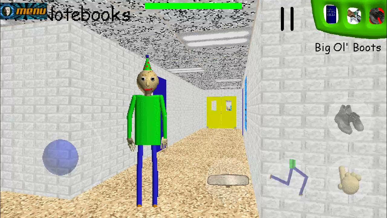 Baldi's basics birthday bash MOD menu gameplay - YouTube