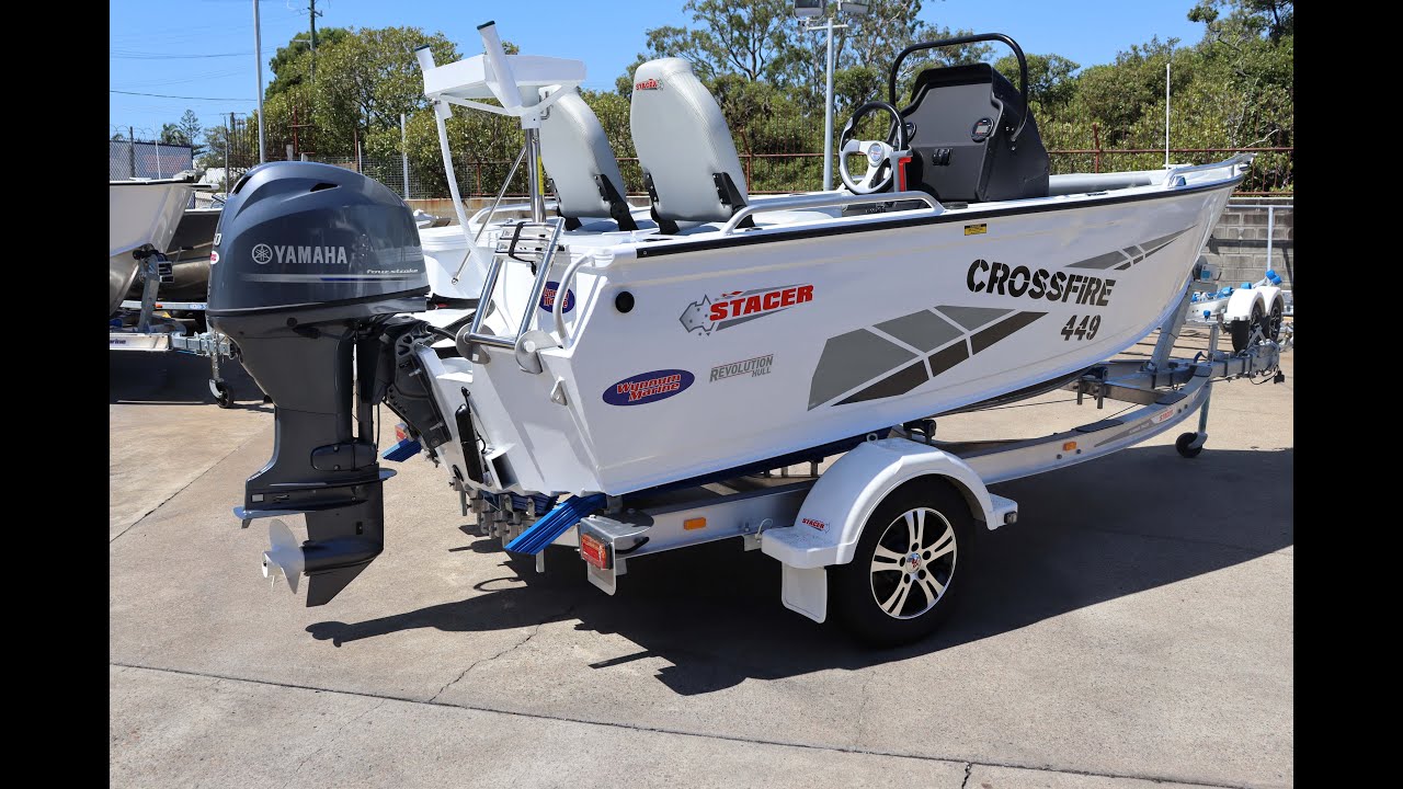 2023 Stacer 449 Crossfire package - YouTube