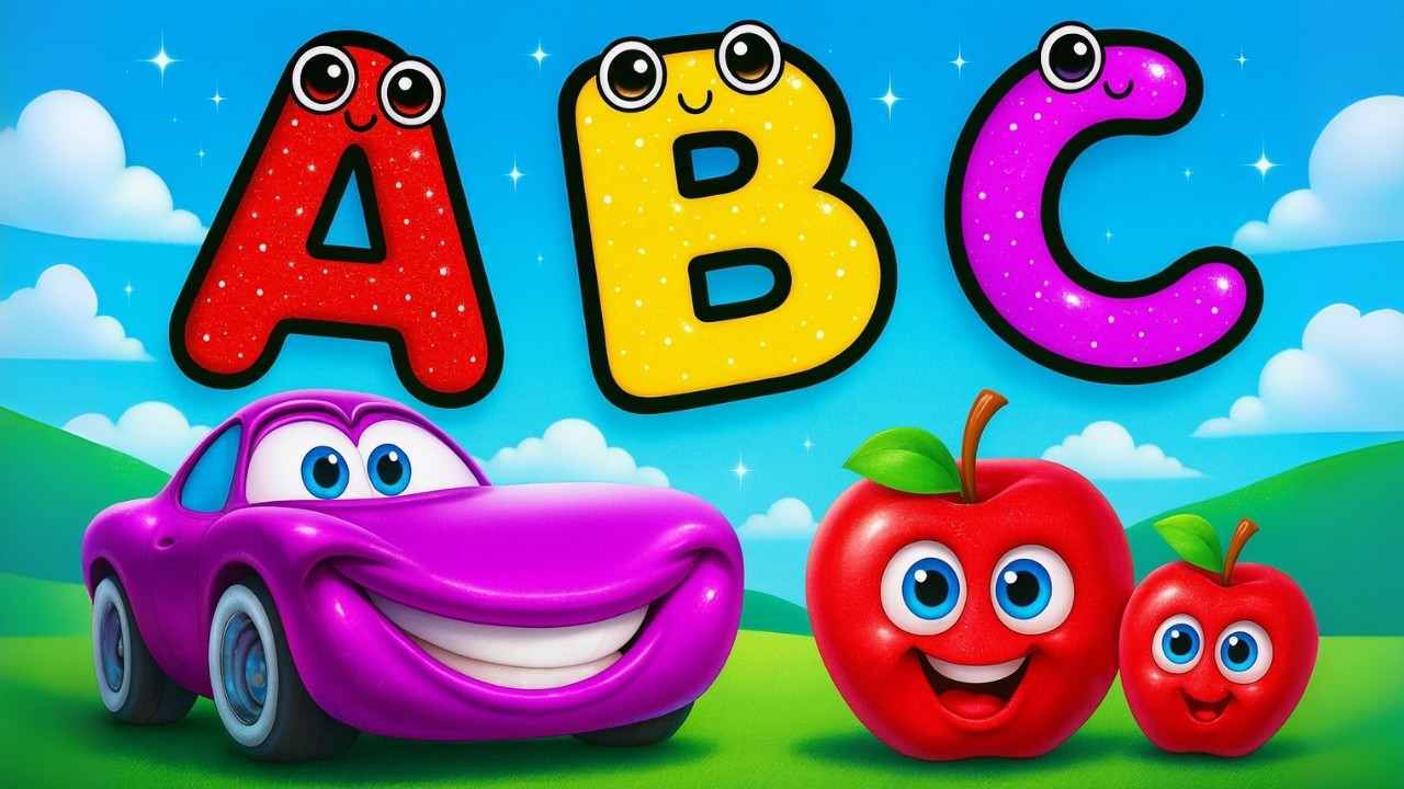 🔴 ABC Phonics Song 🎶 A for Apple 🍎 | Alphabet Song | Fun ABC Learning ...