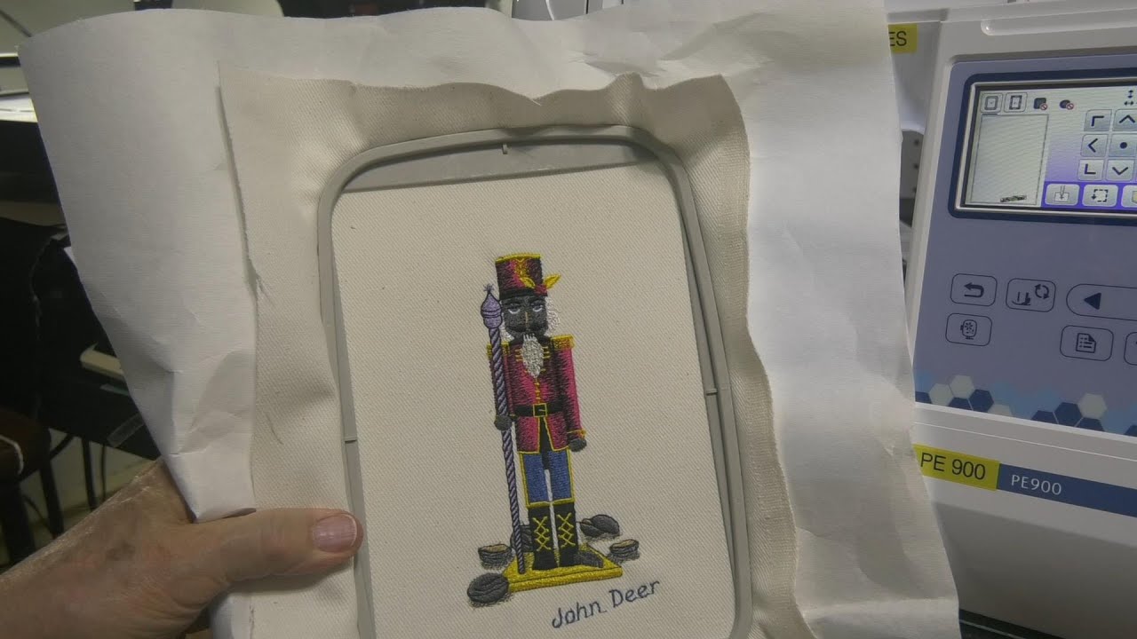 Brother PE900 birds nesting & setting up machine. - YouTube