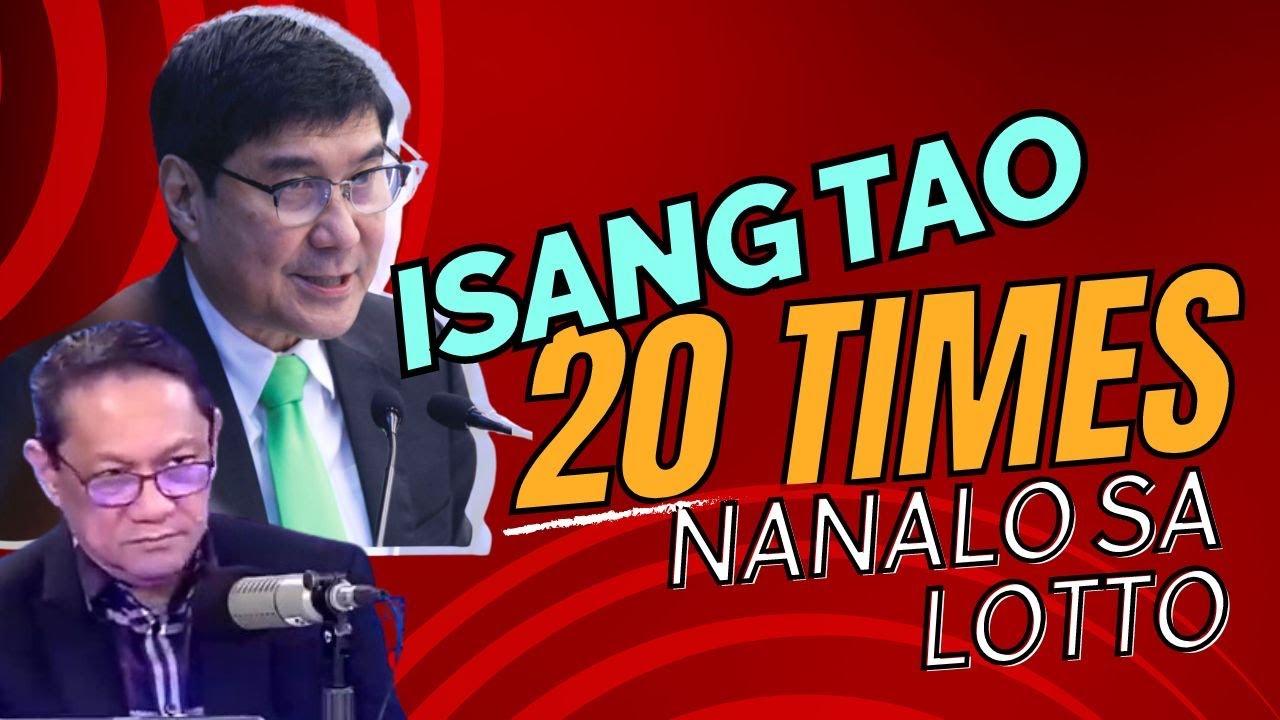 ISANG TAO, 20 TIMES NANALO SA LOTTO SA ISANG BUWAN! - SEN.TULFO #pcso # ...
