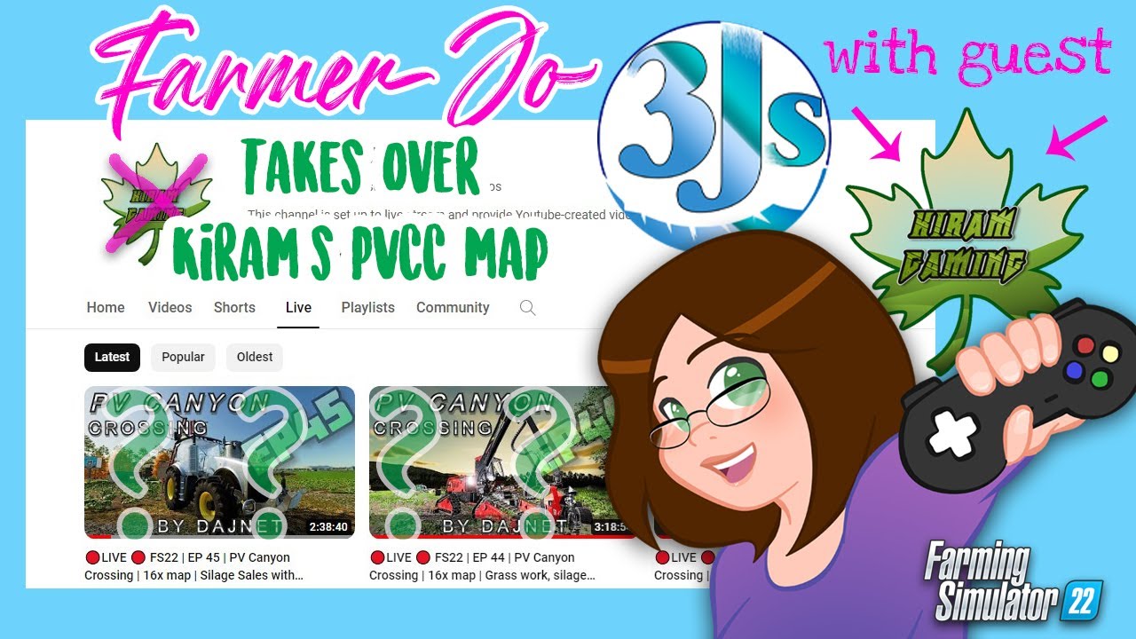 Day 2 of "taking over" Kiram Gaming's PVCC Map / #fs22 - YouTube
