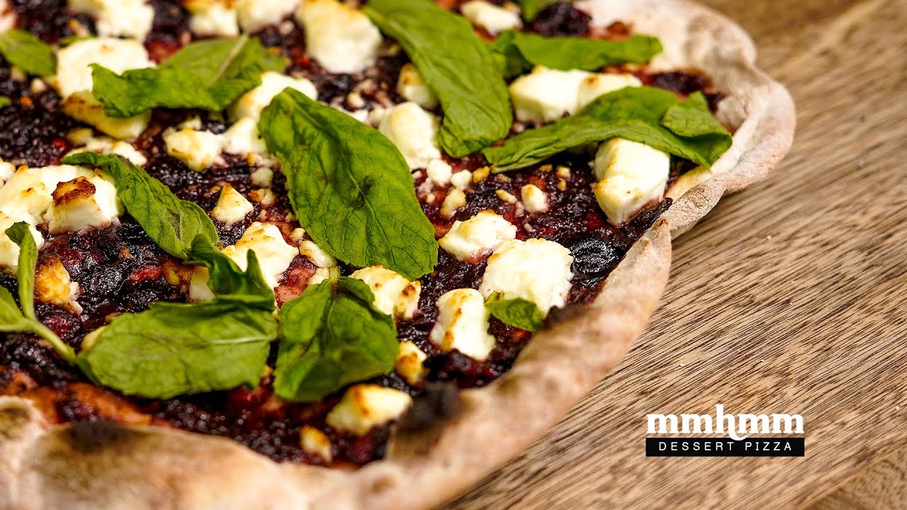 Dessert Pizza Recipe Using A Homemade Lipote Fruit Compote - YouTube