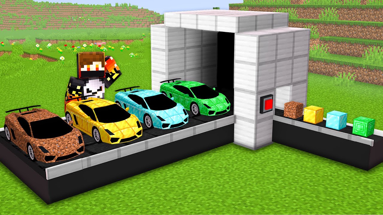 Why i Made Working Car Factory in Minecraft... - YouTube