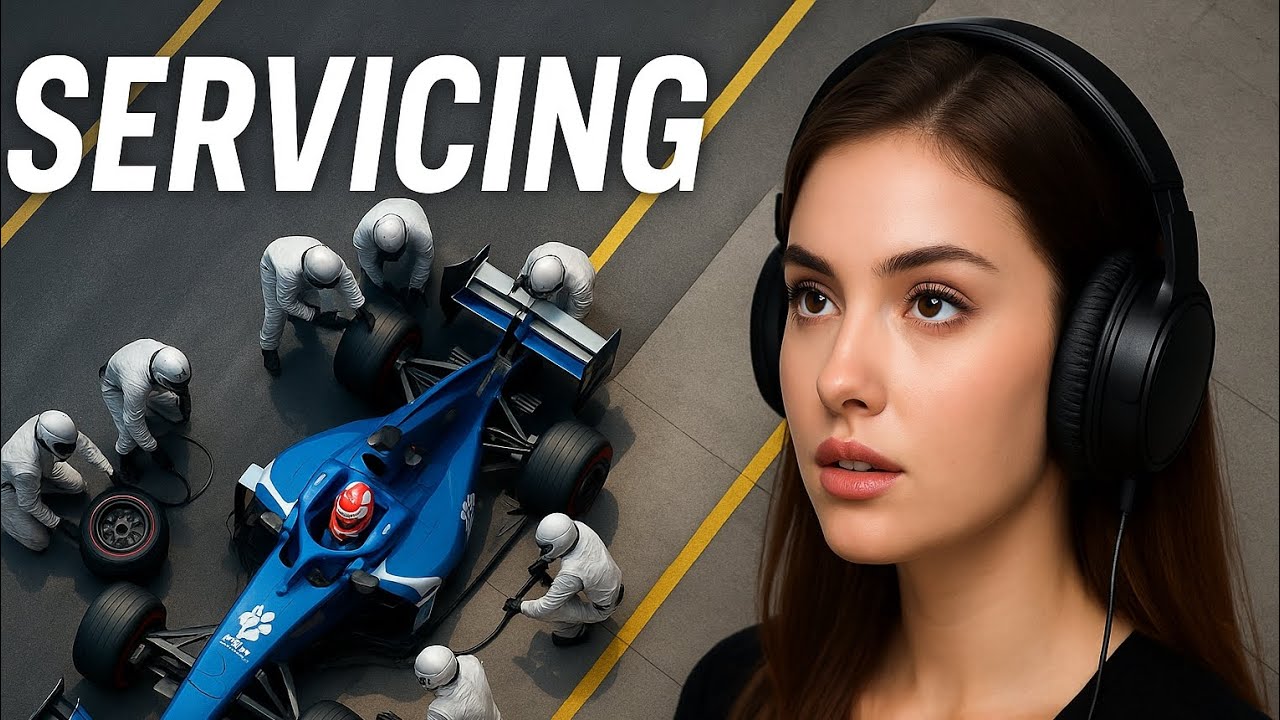 "F1 Car Servicing Garage 💥 Supermodel Reaction 😍 | Ultra Realistic ...