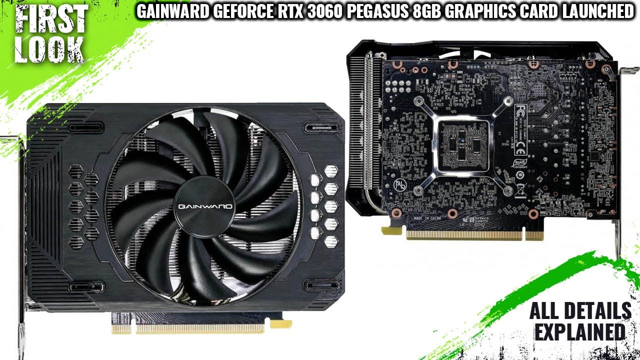 Gainward GeForce RTX 3060 PEGASUS 8GB GDDR6 Graphics Card Launched - Explained All Spec ...
