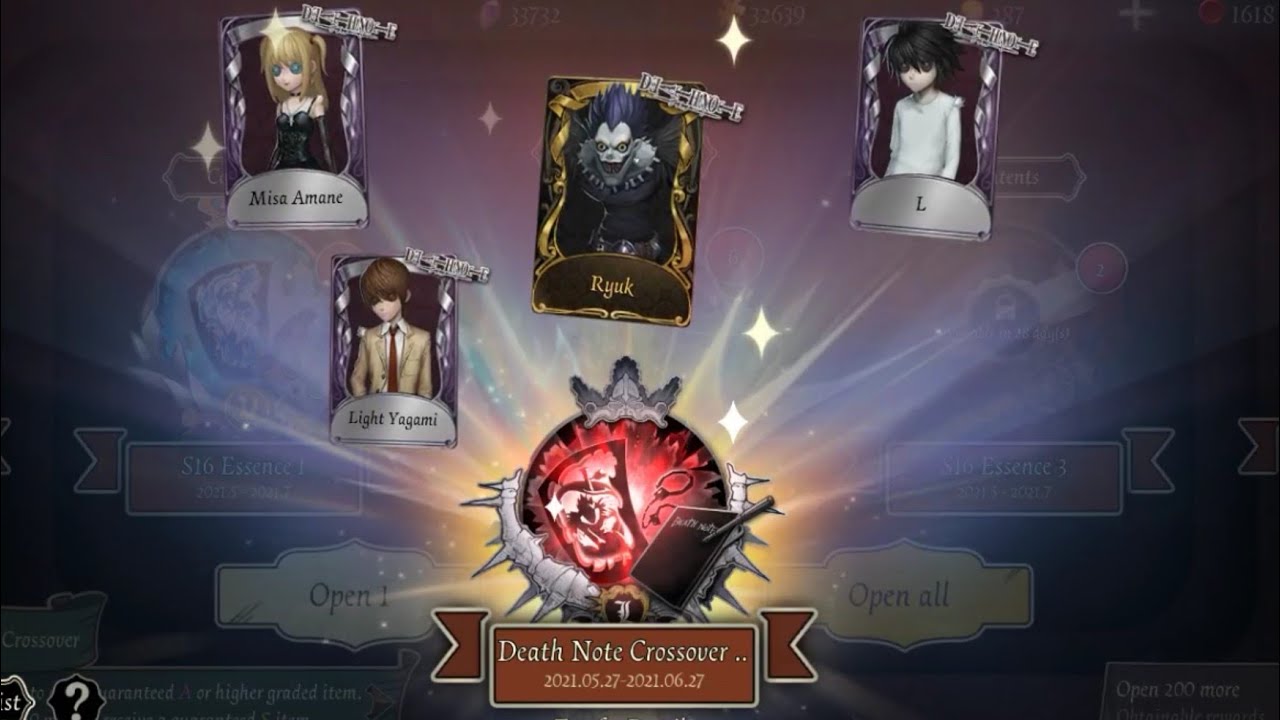 Death Note Essence Opening 😱 Identity V 第五人格 - YouTube