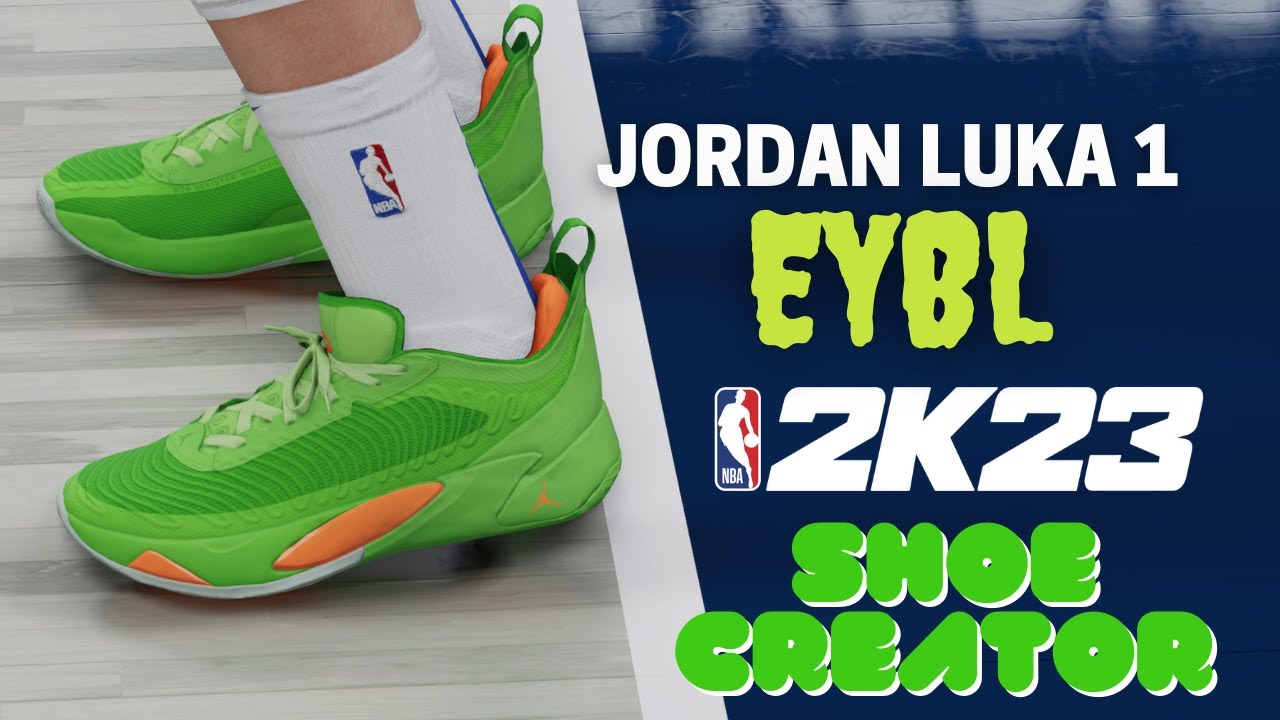 JORDAN LUKA 1 "EYBL" NBA2K23 SHOE CREATOR - YouTube