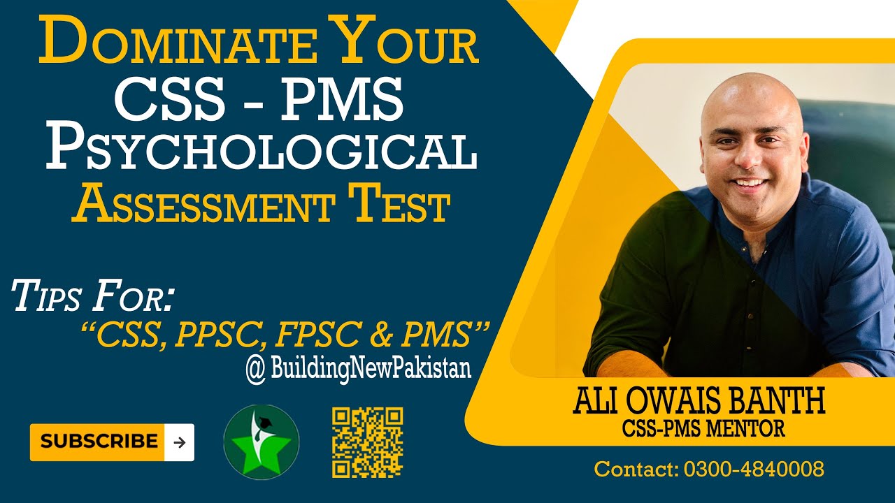 A Step-by-Step Guide to Dominate the CSS-PMS Psychological Assessment ...