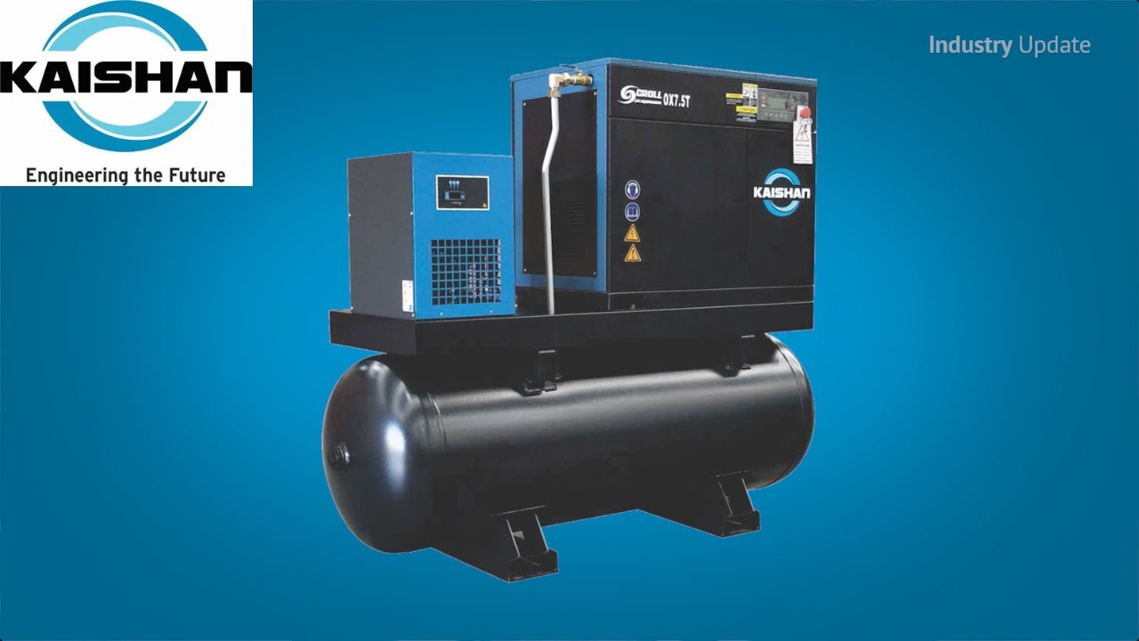 Kaishan Compressed Air System design and installation - YouTube