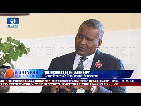 Exclusive Interview With Aliko Dangote Pt 1 | Business Morning |