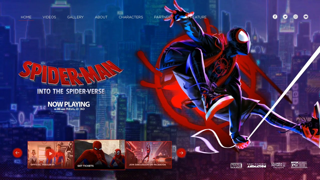 Spider Verse UI/UX Concept - YouTube