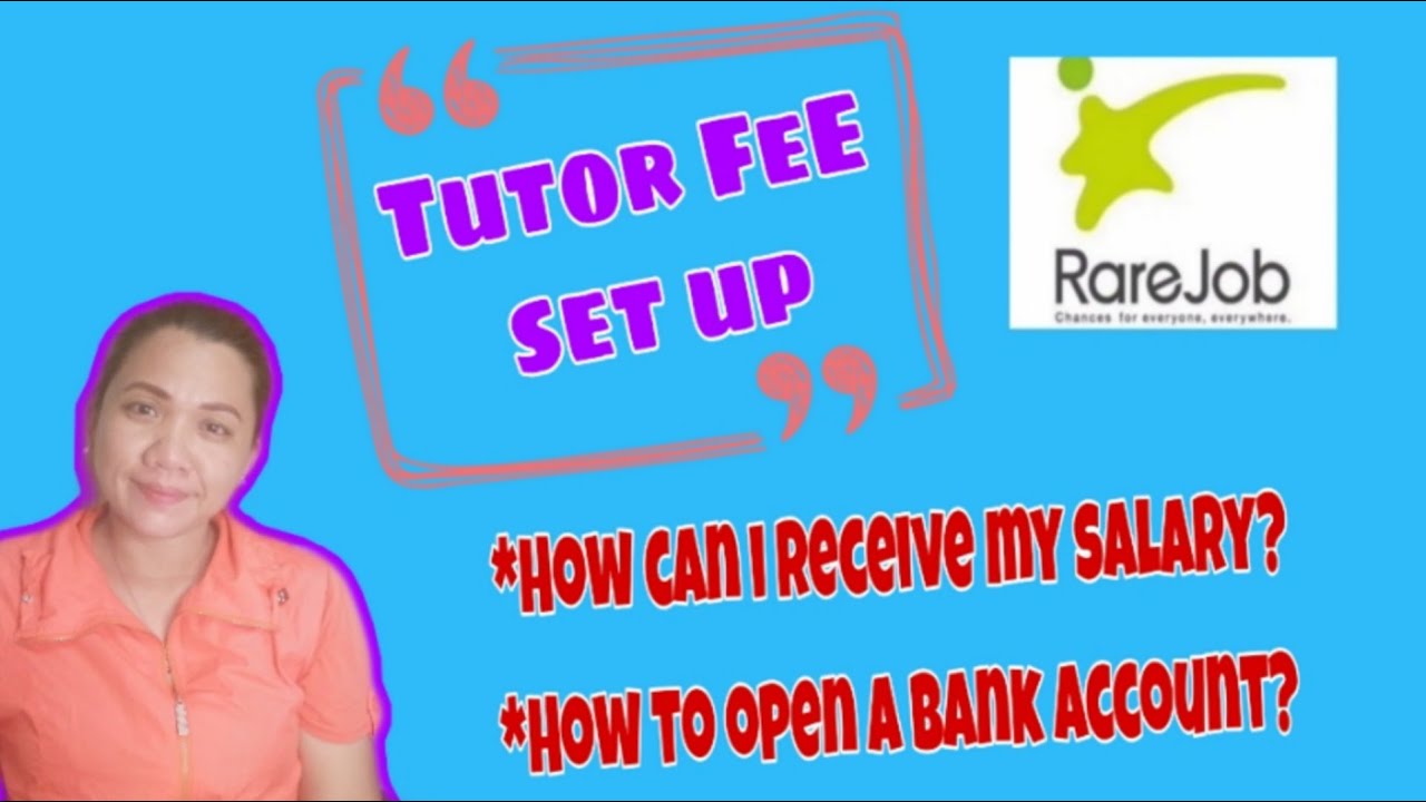 How to open a payroll account in RareJob! ️ - YouTube