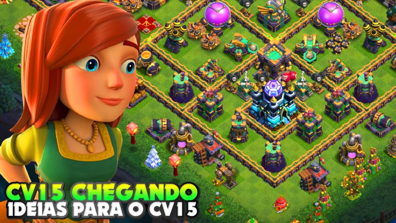CV15 COM EFEITO DE ENCOLHIMENTO? IDEIAS PARA O NOVO CV15 QUE TEREMOS EM BREVE NO CLASH OF CLANS ...