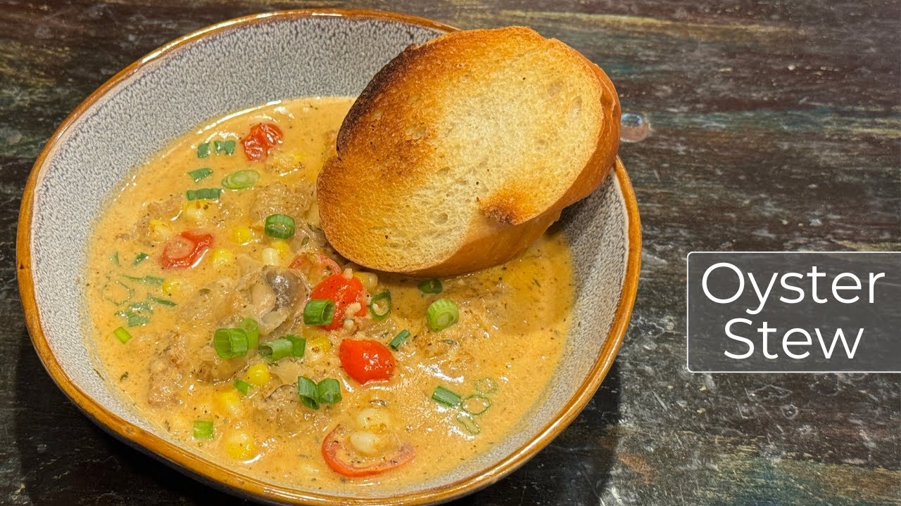 Oyster Stew - Chef Jason Bunin Cocoa Beach, Fl - YouTube