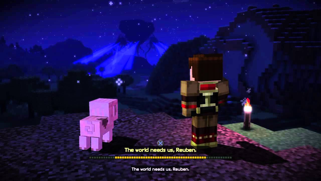 Minecraft: Story Mode episode 4 talking to Ruben - YouTube