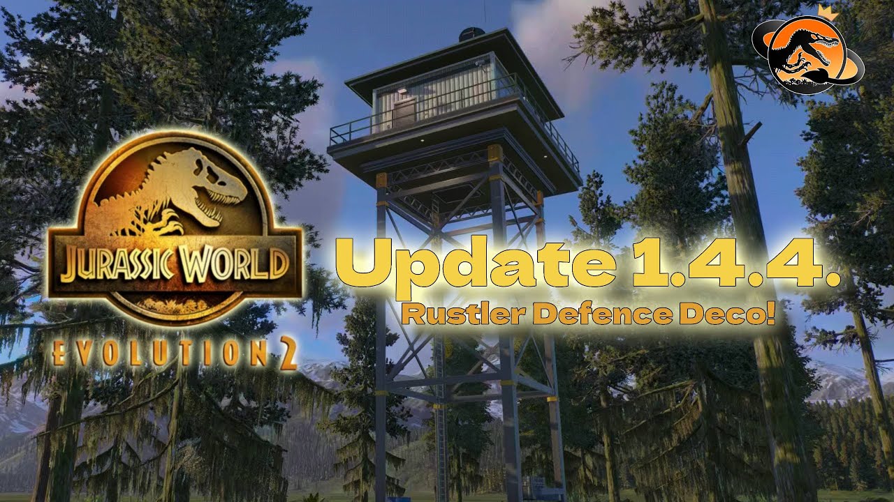 Rustler Defence Deco | Update 1.4.4. | Jurassic World Evolution 2 - YouTube
