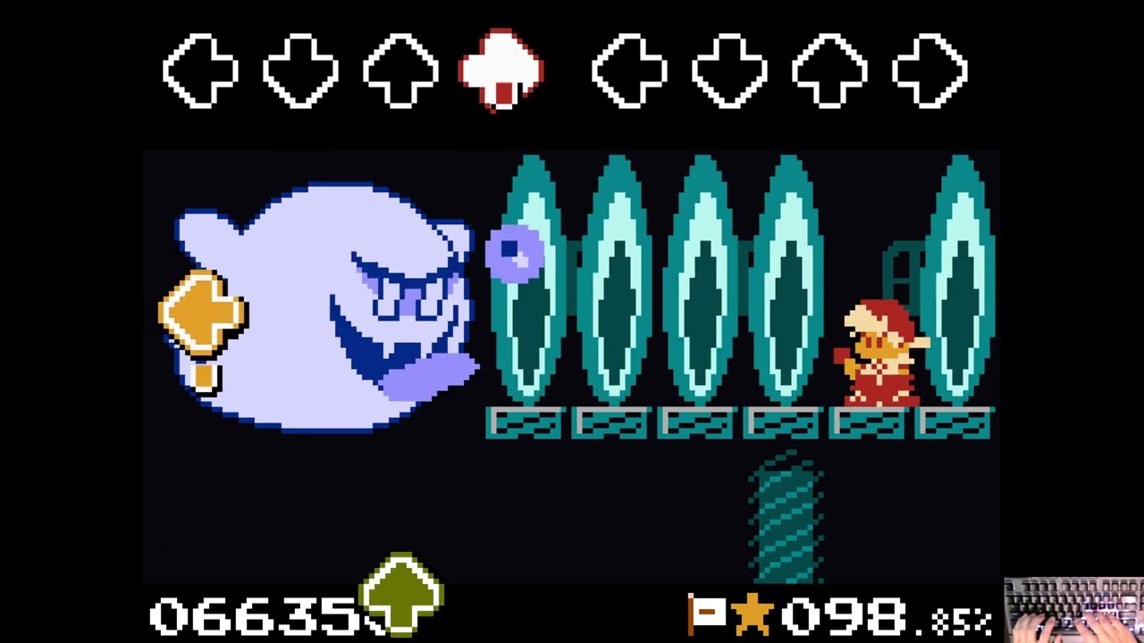 FNF Super Mario Bros. Funk Mix DX - Boo Blitz (New Mechanic) (FC) (4k ...