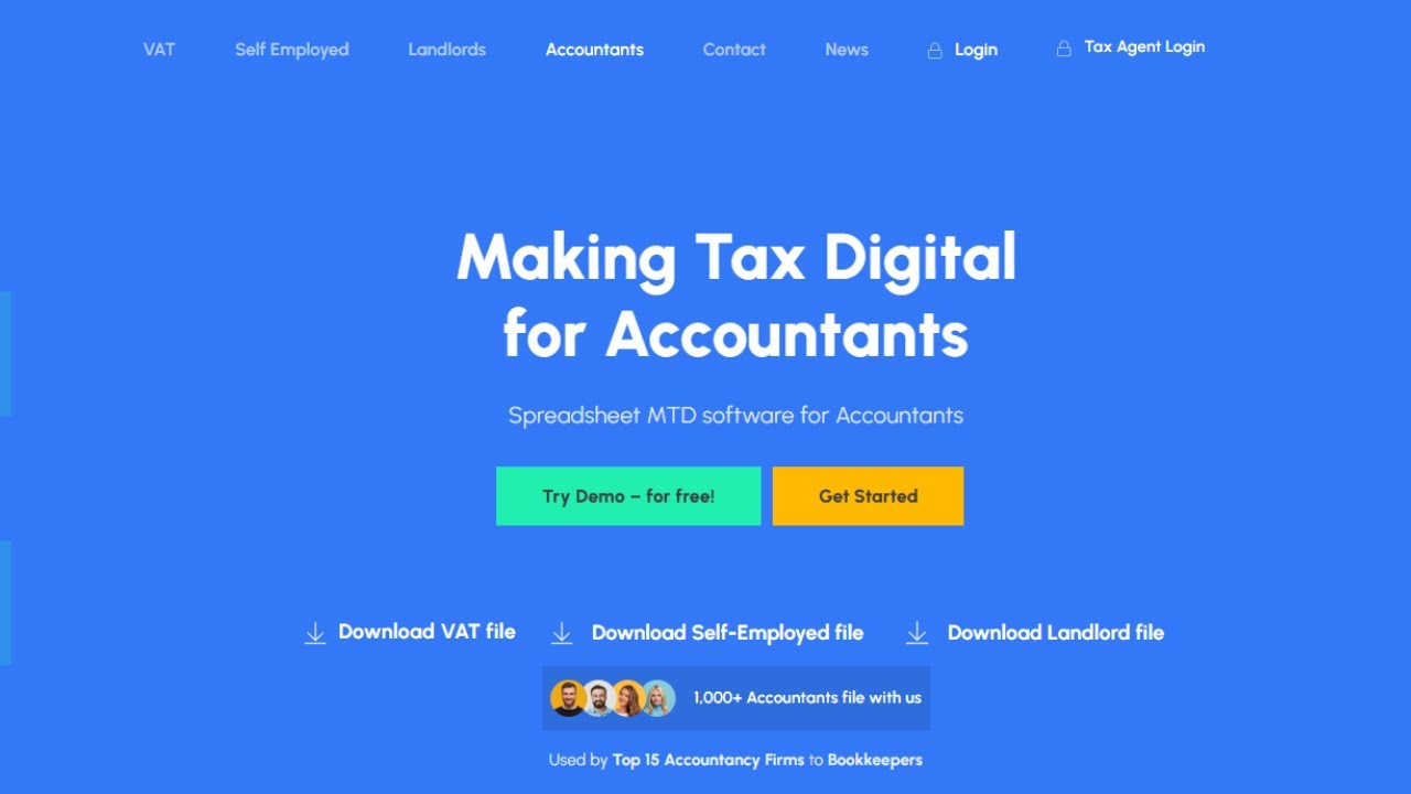 Accountants Tax Agent MTD Software Demo - YouTube