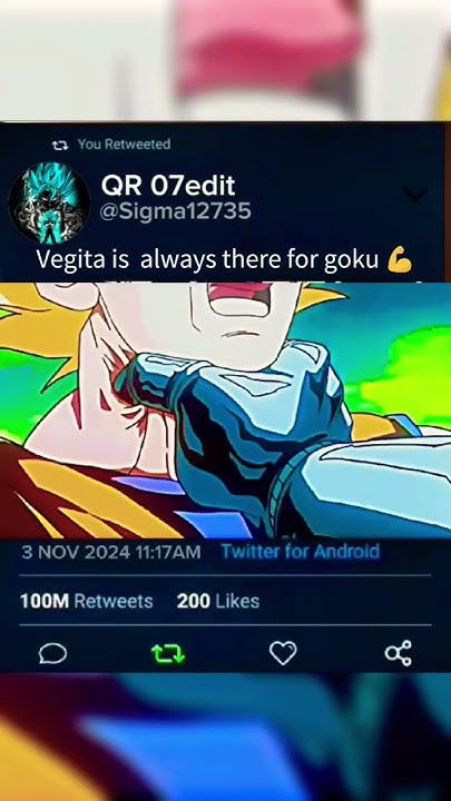 Vegita is always there for goku💪 - YouTube