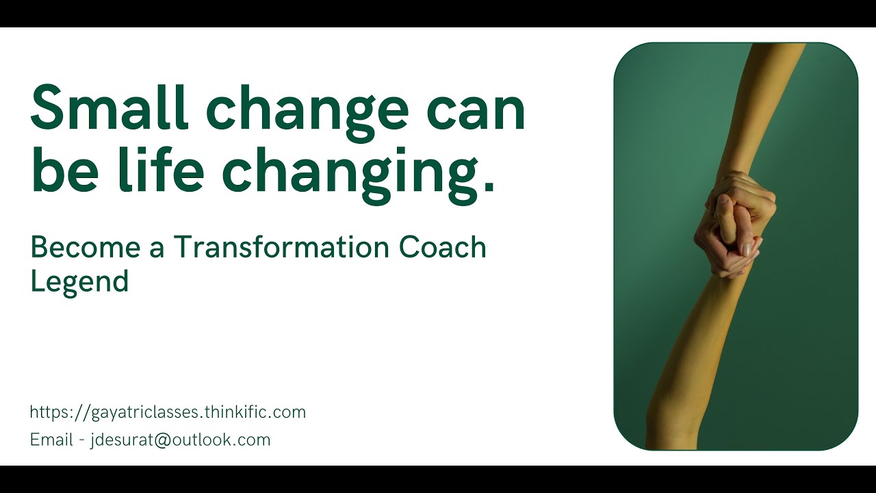 How to Become a Transformation Coach? || - YouTube