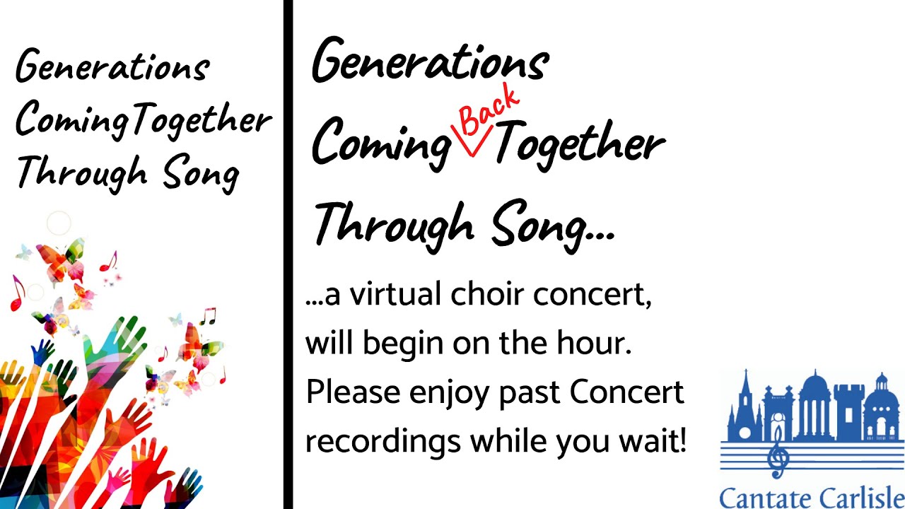 2021 Spring Concert Generations Coming (Back) Together Through Song ...