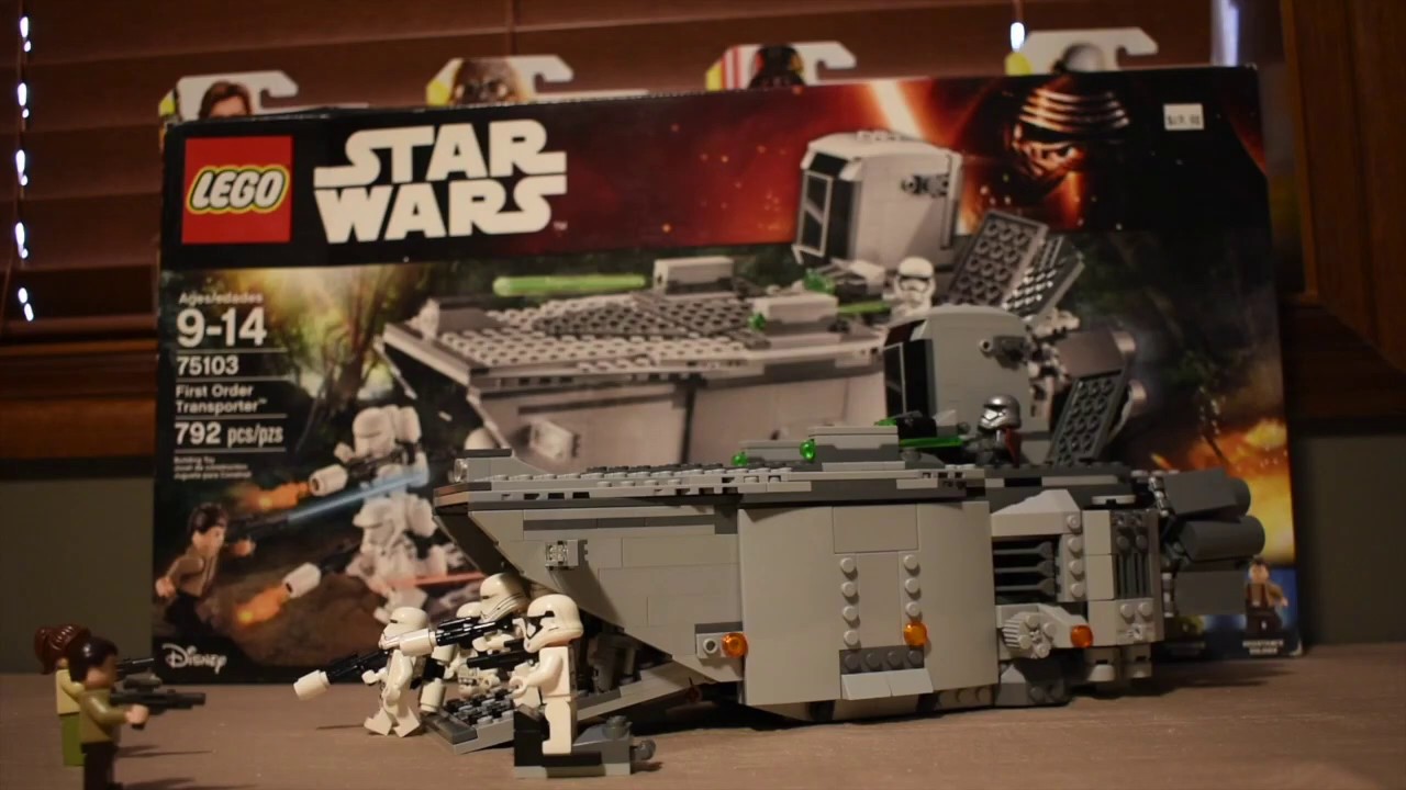 Lego First Order Troop Transporter Review and Thoughts - YouTube