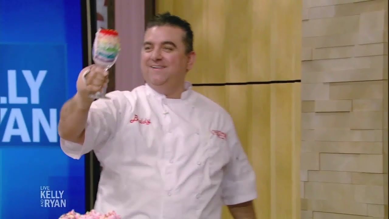 Building a Rainbow Cake with Buddy Valastro - YouTube