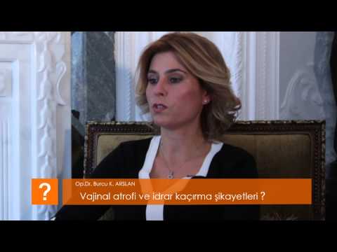 Op.Dr. Burcu ARSLAN vajinal atrofi ve idrar kaçırma sikayetleri nelerdir