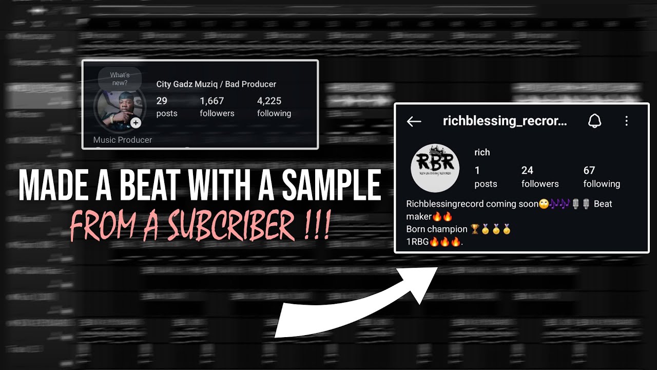 Made A Beat With A Sample From One Of My Subscribers | Dancehall Beat ...