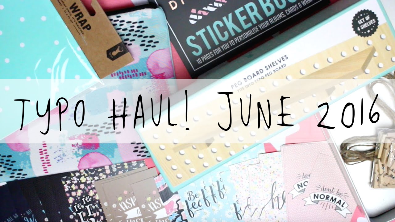 Typo Sale Haul! 2016 | MyGreenCow - YouTube