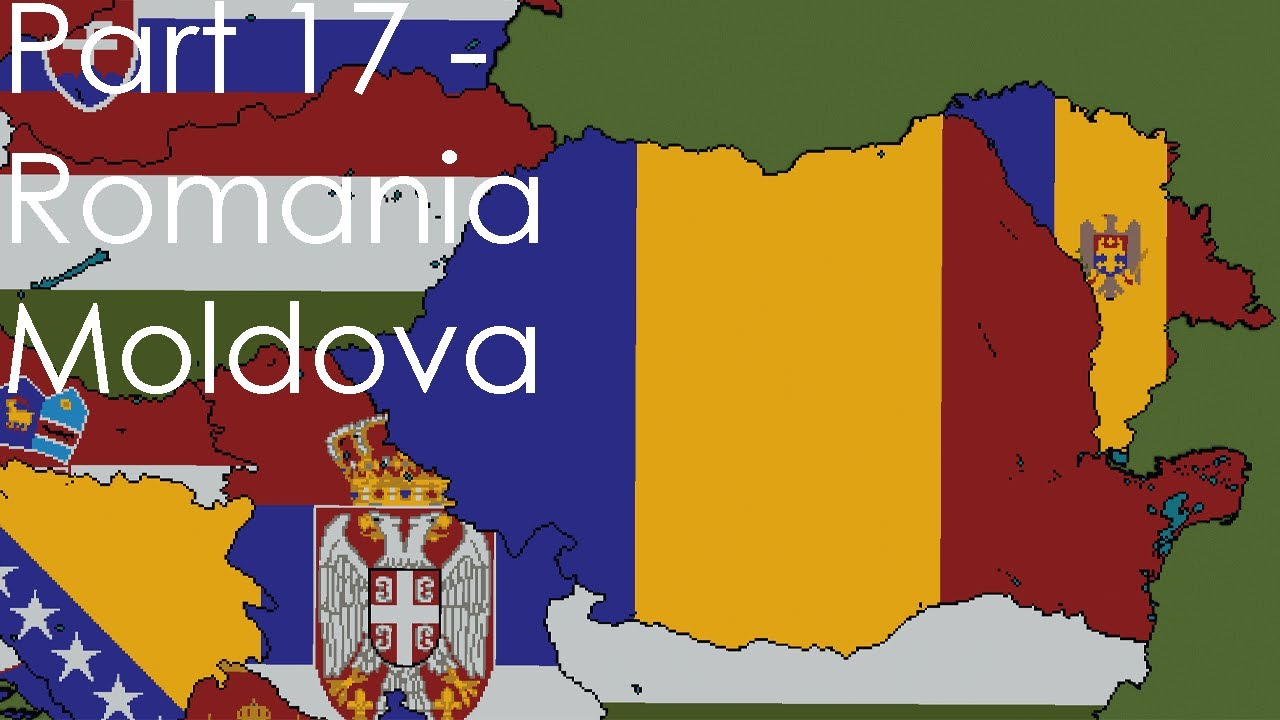 World Map In Minecraft - Part 17 - Romania & Moldova - YouTube