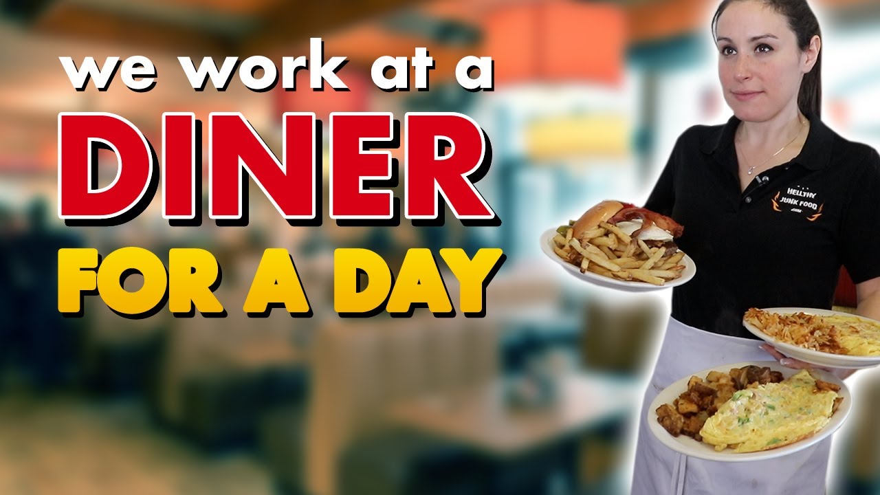 WE WORK AT a DINER for 1 DAY - YouTube