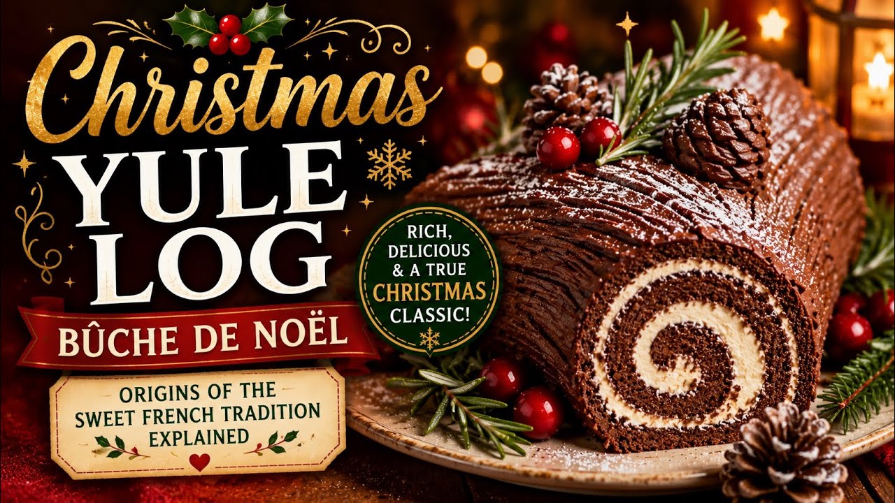 Christmas Yule Log (Bûche de Noël) 🍰 – Origins of the Sweet French ...