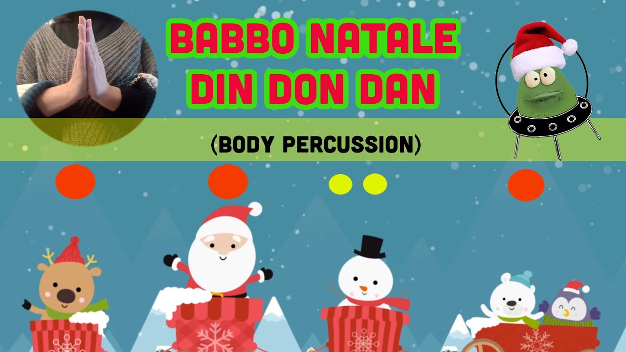BABBO NATALE DIN DON DAN (versione body percussion) - YouTube