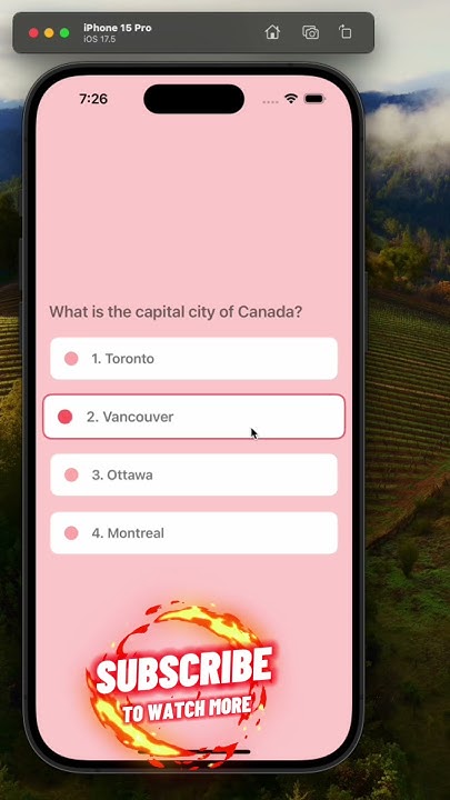 Single Selection List in SwiftUI - YouTube