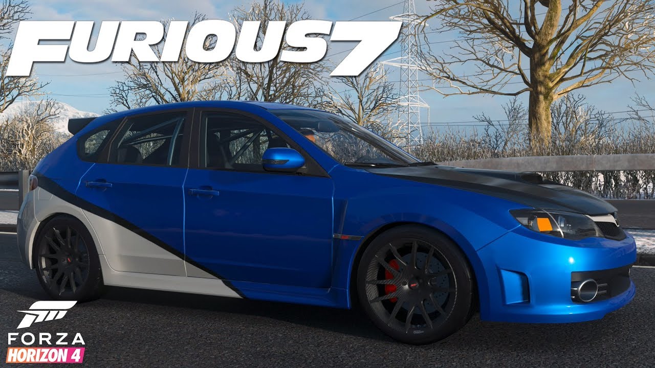 Building Brian's Subaru WRX STI F7 | Forza Horizon 4 - YouTube