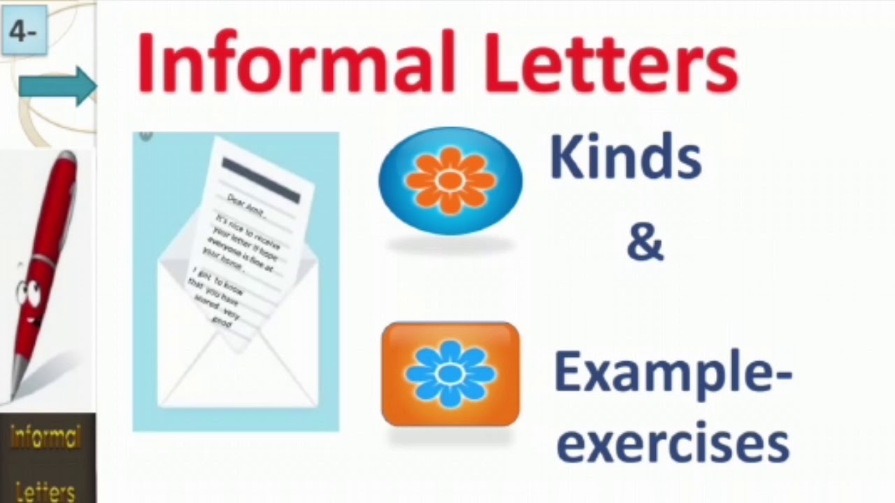 ENGLISH- INFORMAL LETTERS (CLASS V) - YouTube