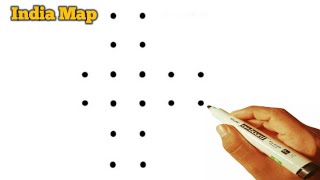 India Map Easy Trick From How To Draw India Map With Dots India Map ...