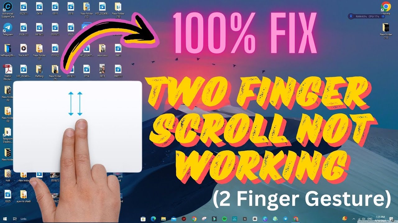 Fix Two Finger Scroll Not Working on windows 10/11. 2 finger gestures ...