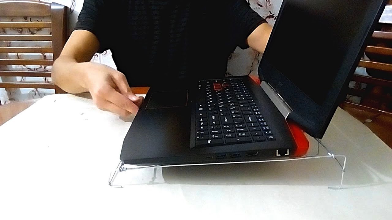 Stand for a laptop - How to make - YouTube