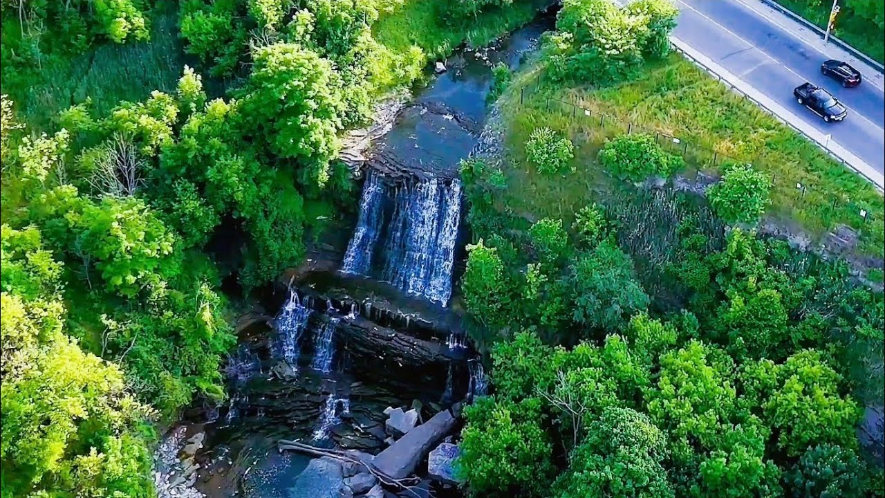Mount Albion Falls Aerial Videography - YouTube