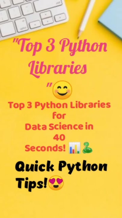 Top 3 Python Libraries for Data Science in 35 Seconds! 📊🐍# ...