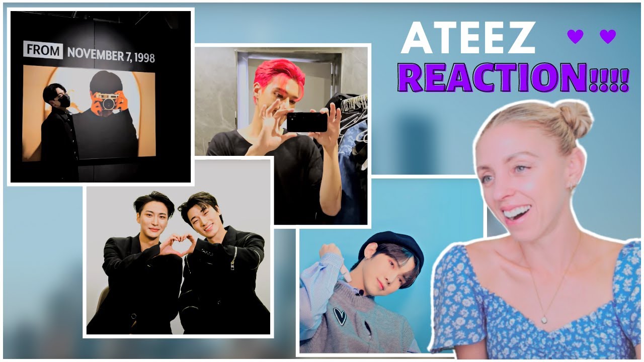 ATEEZ REACTION: Wooyoung Vlog | Logbook 101 | Vogue Interview | 10 ...