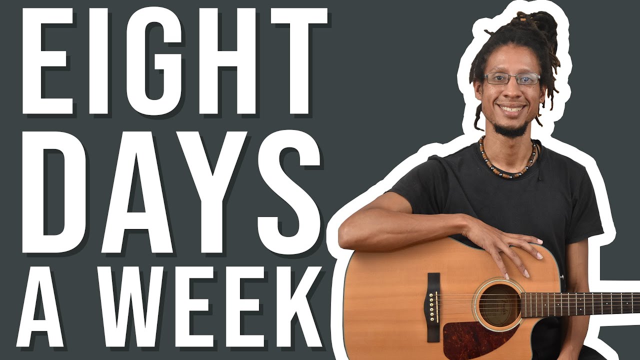 Eight Days A Week - The Beatles - Beginner Guitar Lesson - YouTube