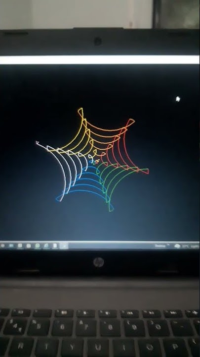 Spider-Web in Python | Python for beginners | #shorts #python # ...