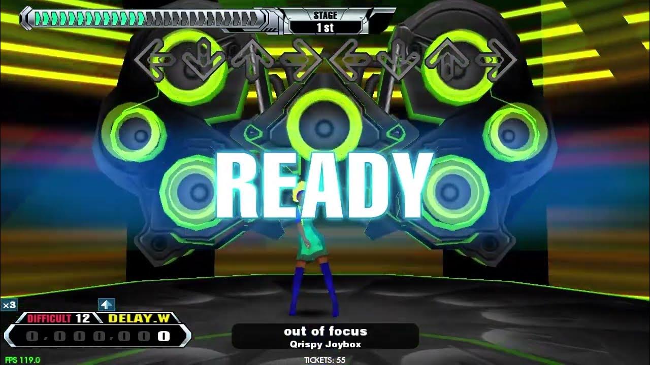 【LV12】DDR / out of focus - DIFFICULT DOUBLE with handclap - YouTube
