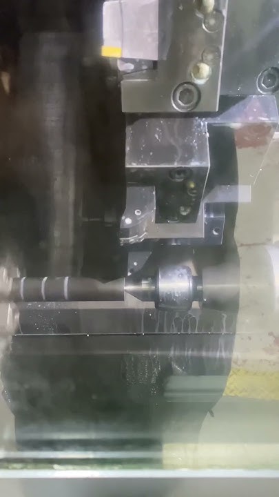 CNC machining lathe turning CNC turning, mastercam programming - YouTube