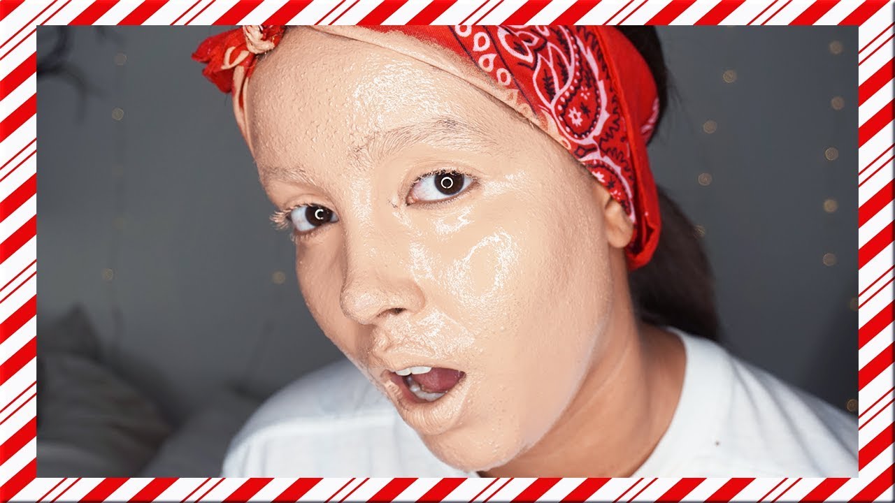 100 LAYERS OF FOUNDATION!! - YouTube